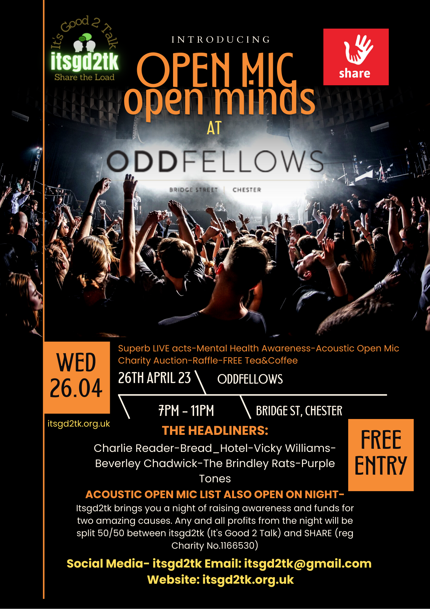 Open Mic Night Share Open Mic Night Share